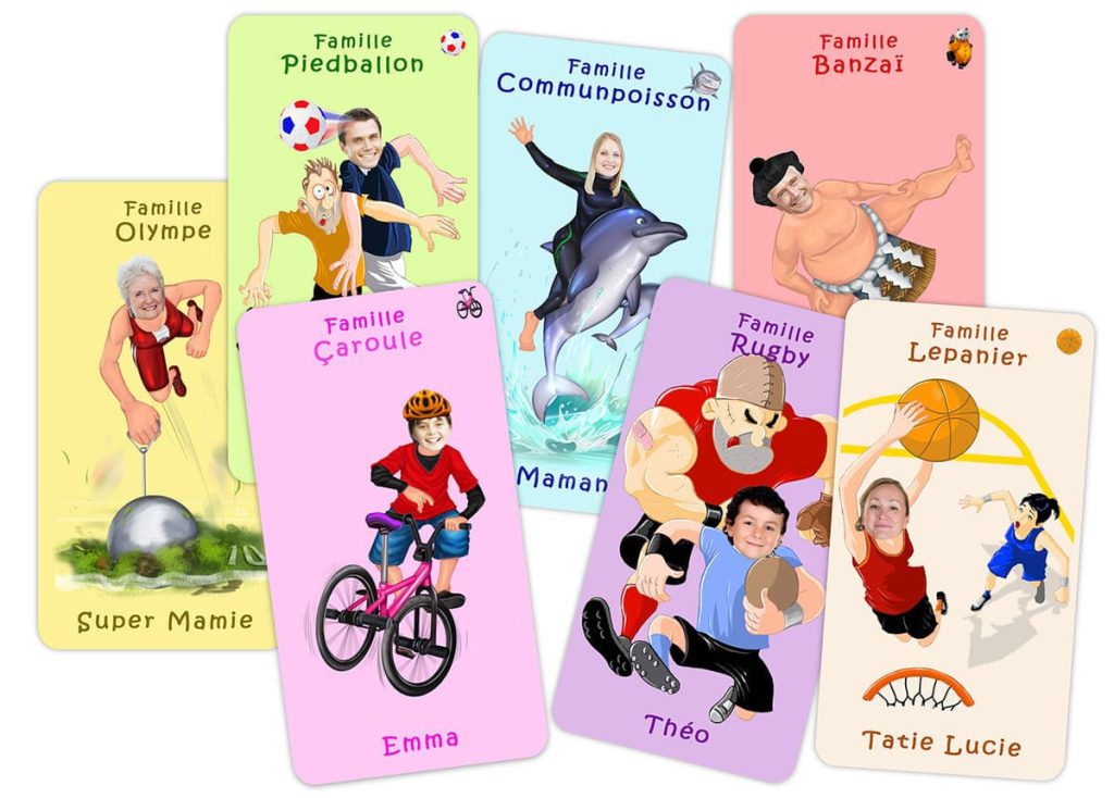 Jeu de 7 familles personnalisé - Sports