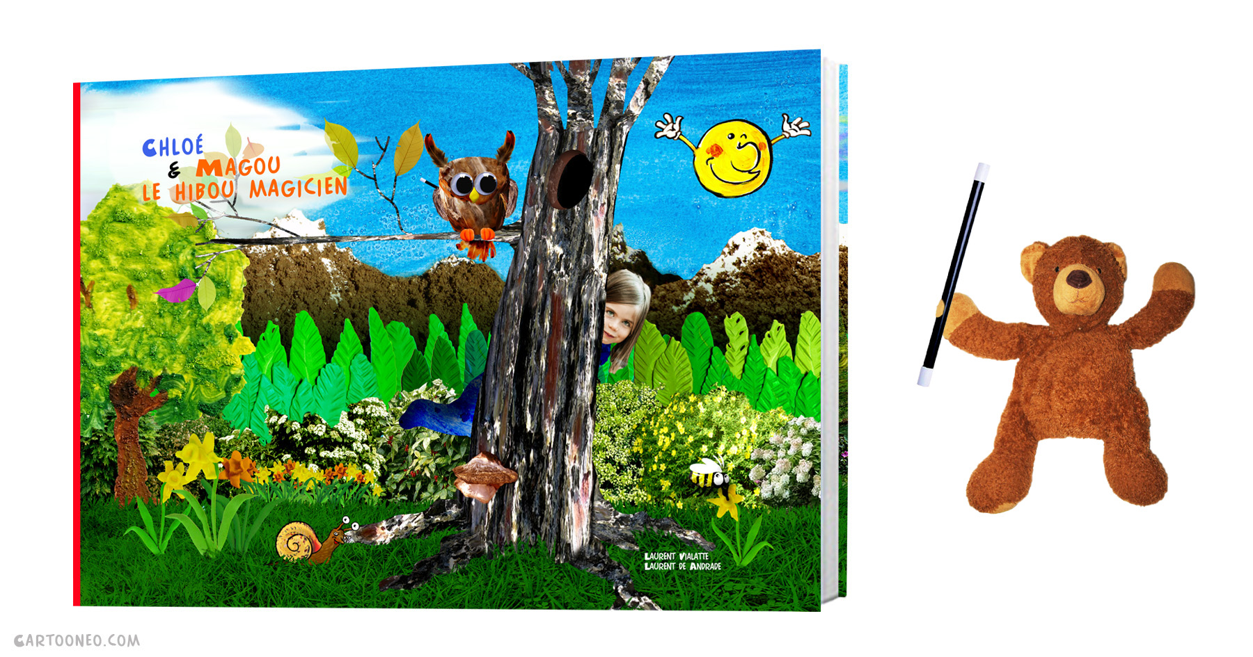 Livre personnalisé avec doudou - Magou