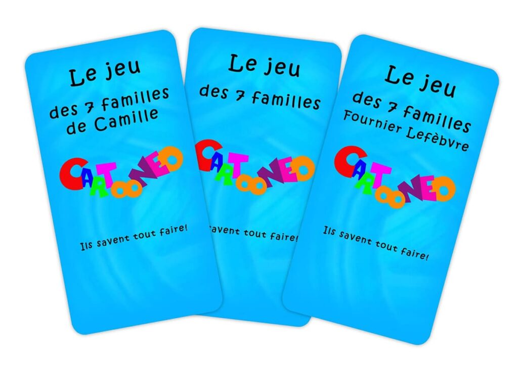 Jeu de 7 familles personnalisé - Les métiers