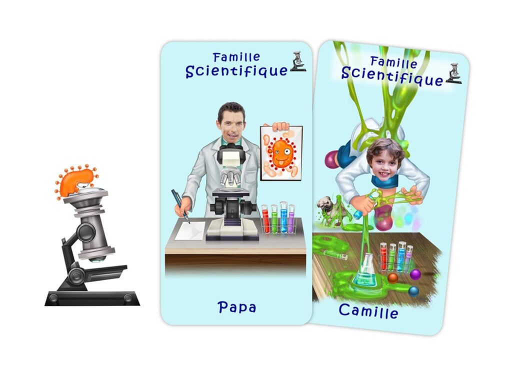Jeu de 7 familles personnalisé - Les métiers