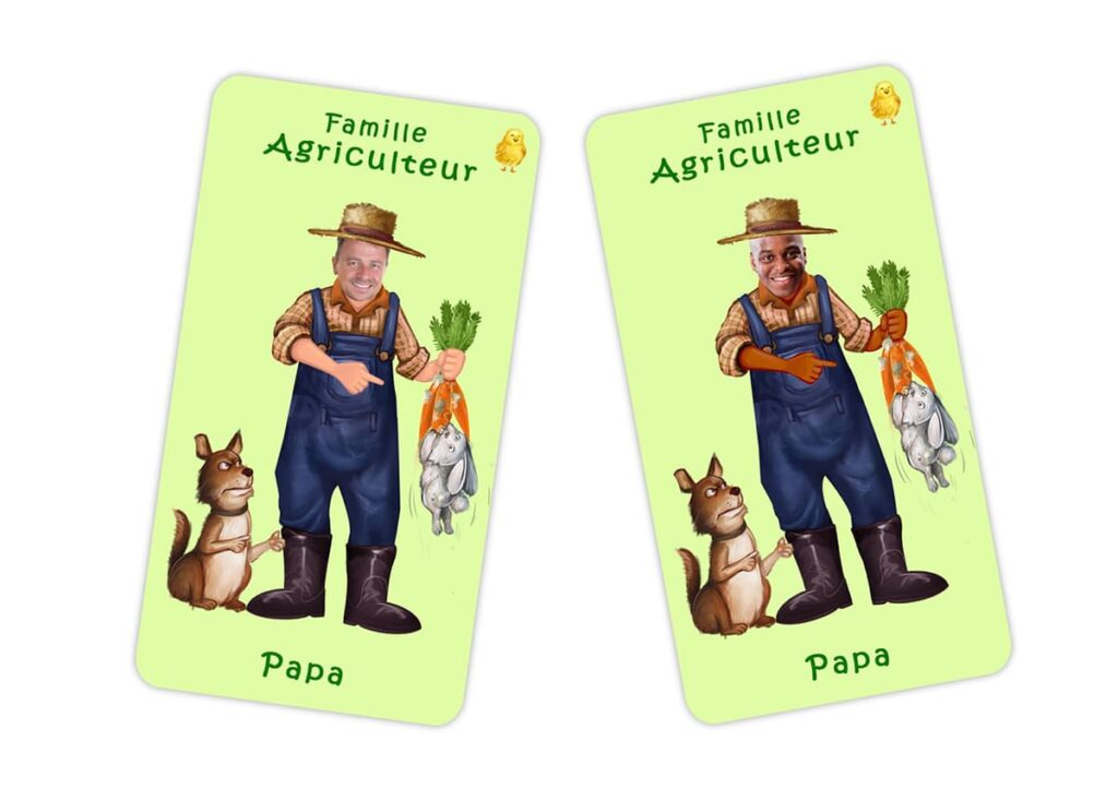 Jeu de 7 familles personnalisé - Les métiers