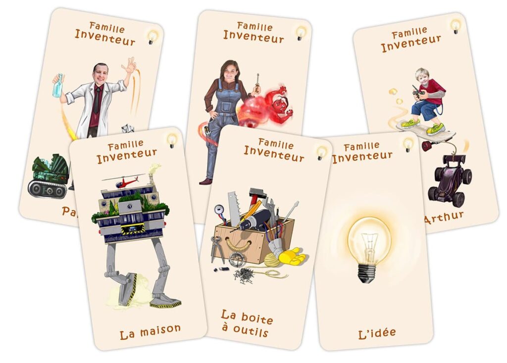 Jeu de 7 familles personnalisé - Les métiers