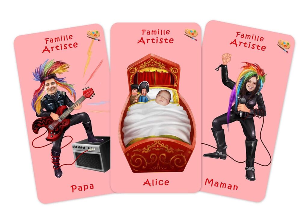 Jeu de 7 familles personnalisé - Les métiers