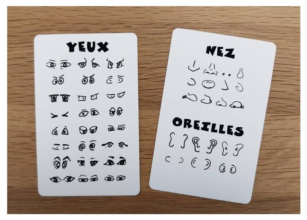 Jeu de carte à créer - Coloriage de cartes