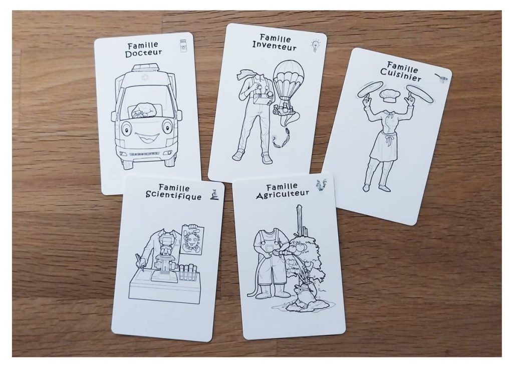 Jeu de carte à créer - Coloriage de cartes